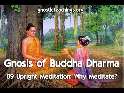 Gnosis of Buddha Dharma 09 Upright Meditation Why Meditate - YouTube