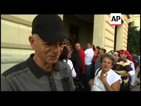 Long queues as Cubans of Spanish descent apply for Spanish citizenship ...