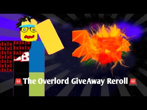 Roblox BGS 🚨The Overlord Winner GiveAway Reroll 🚨 - YouTube