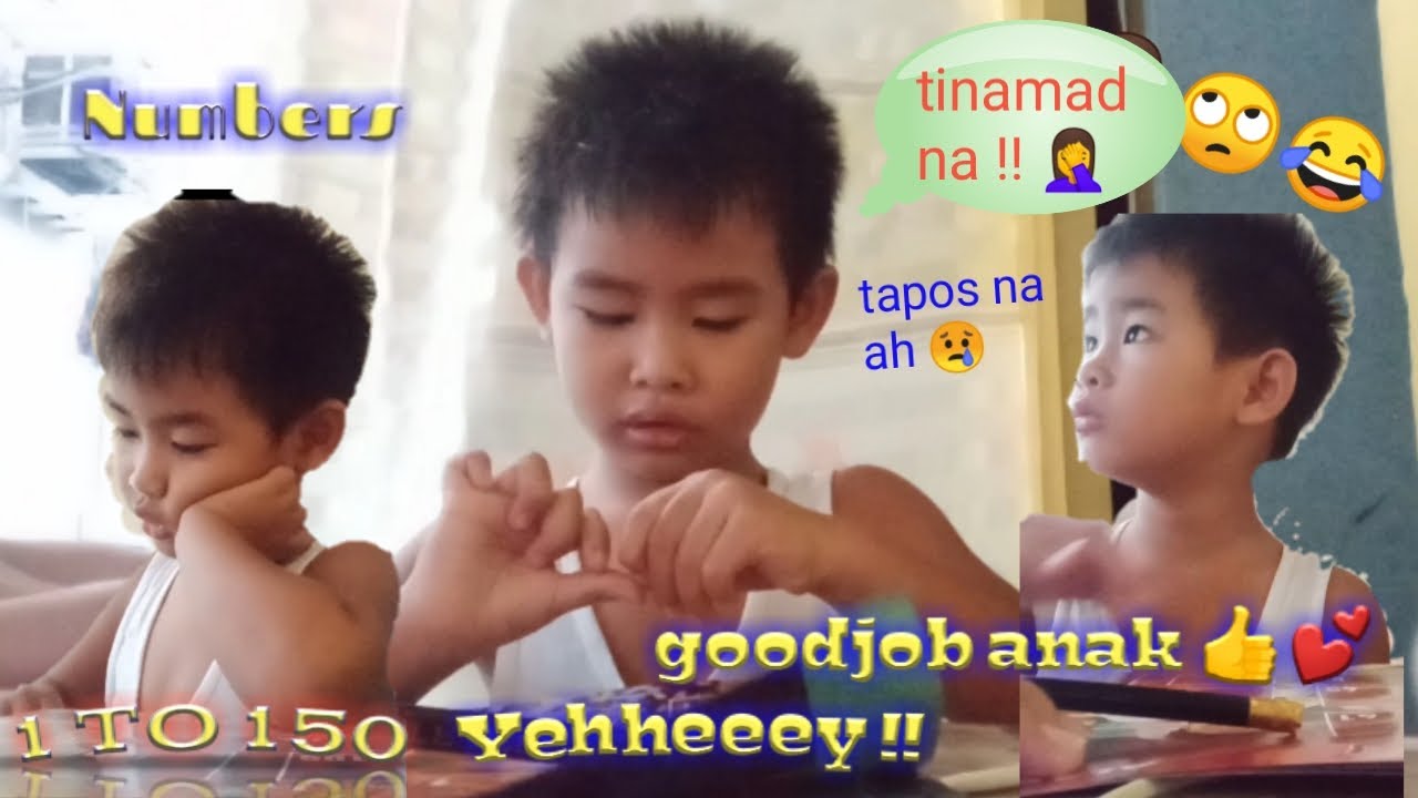 Teaching my 4y/o son | Counting numbers 1 to 150 - YouTube
