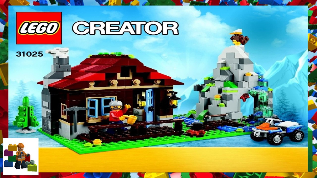 LEGO instructions - Creator - 31025 - Mountain Hut (Book 1) - YouTube