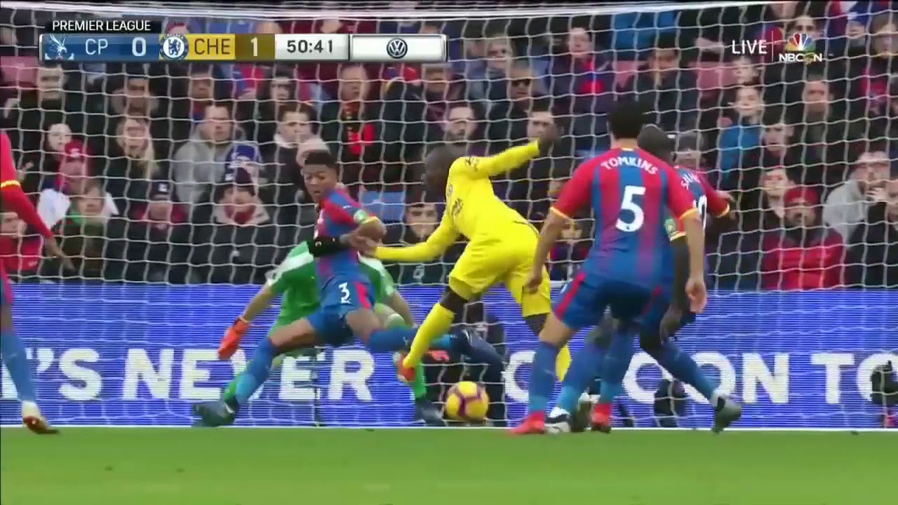 N’GOLO KANTE AMAZING *GOAL* VS CRYSTAL PALACE! PREMIER LEAGUE - YouTube