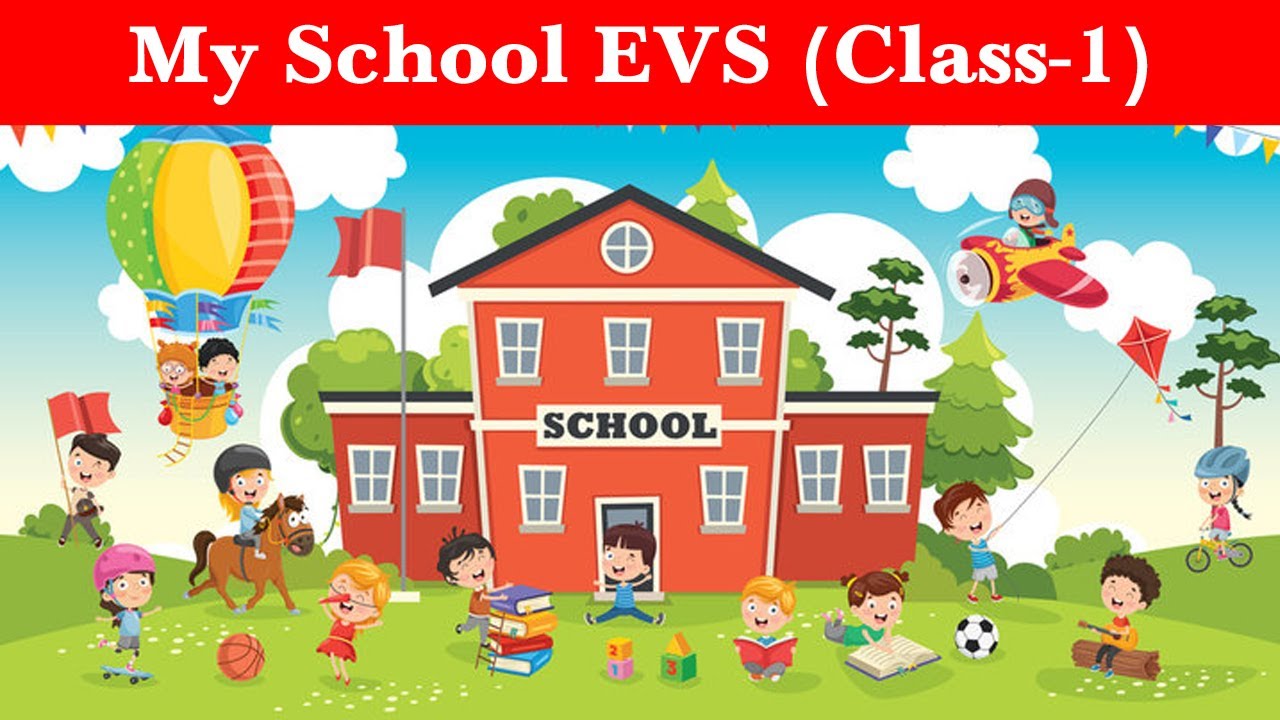 My School | Educational Video For Kids | EVS My School Video For Class ...