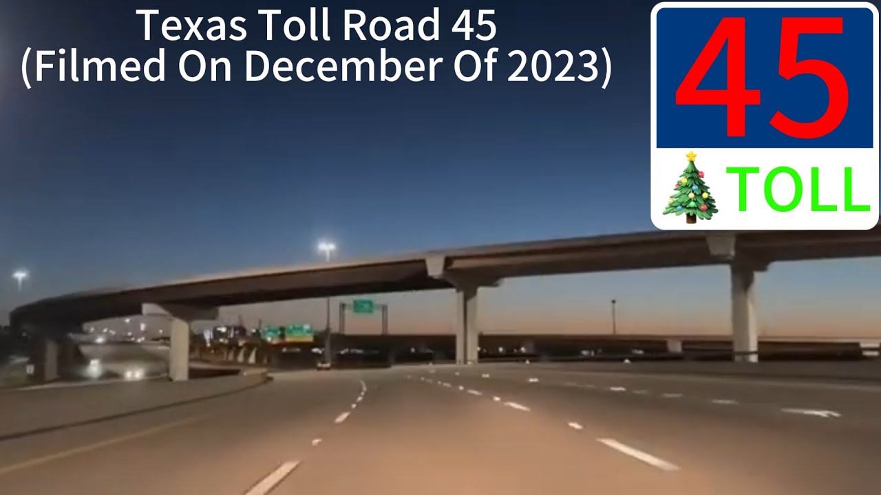 Christmas Texas Toll Road 45 Eastbound! (Taken On December 12, 2023 ...