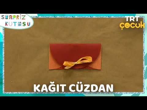 Sürpriz Kutusu - Kağıt Cüzdan