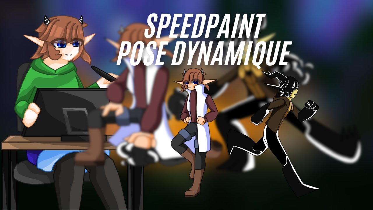 Speedpaint Pose Dynamique Projet Fin Semestre - YouTube