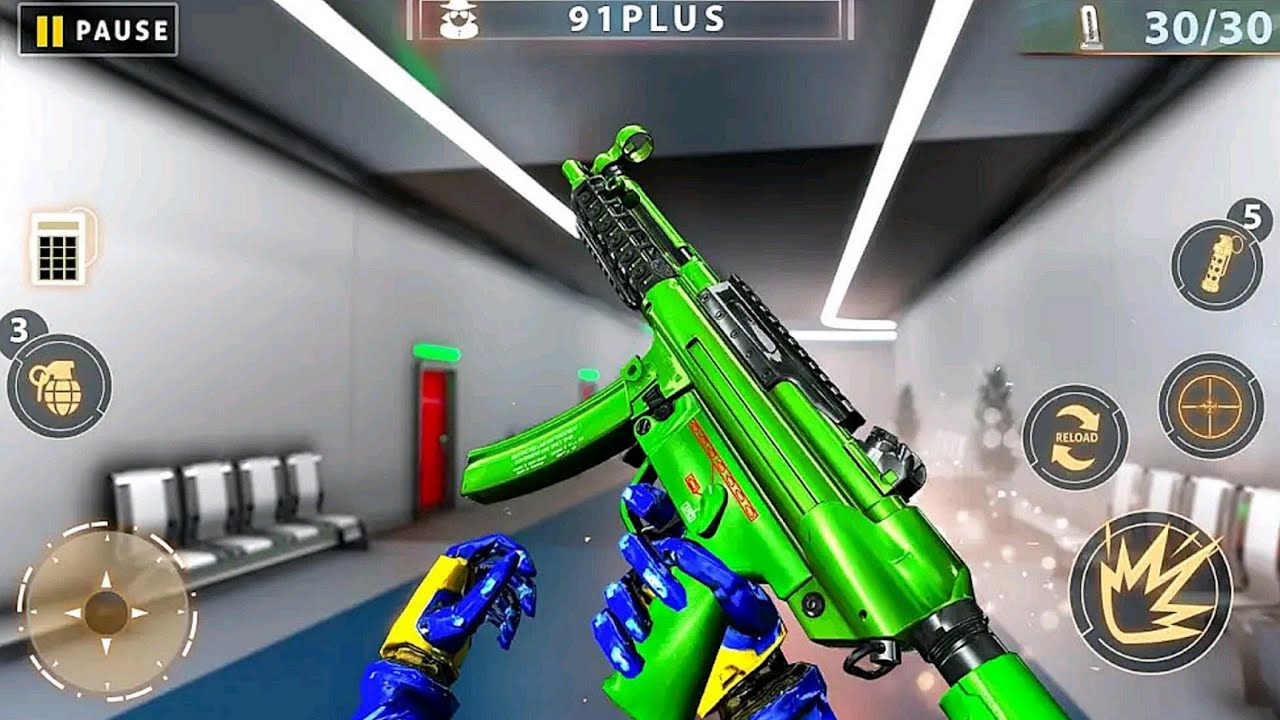 Robot Shooting Games: FPS Gun Counter Strike Robot | Android iOS ...