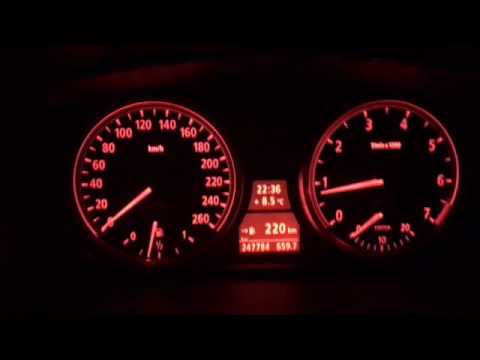 BMW 520i 2004 E60 acceleration test 0-160 manual gearbox