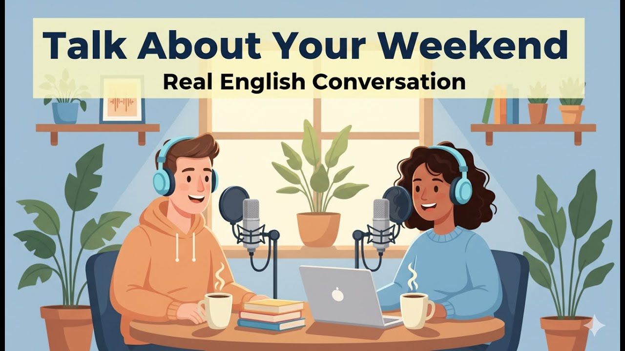 How To Talk About Your Weekend In English! - YouTube