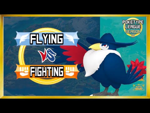 FLYING TYPES vs FIGHTING TYPES | Round 15: PokeType League 02 - YouTube
