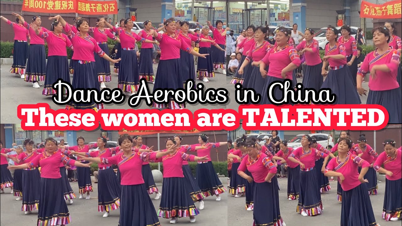 Dance Aerobics by Special Chinese Women Group - YouTube