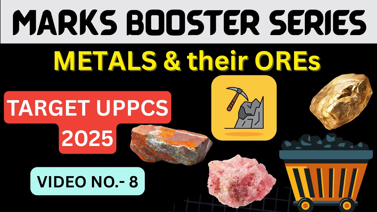 Most Asked Metals & Ores | UP PCS 2025 Science - YouTube