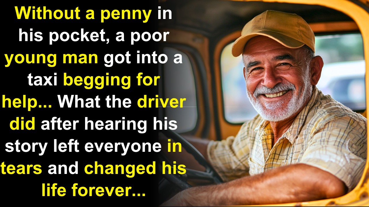 WITHOUT A PENNY IN HIS POCKET A POOR YOUNG MAN GOT INTO A TAXI BEGGING ...