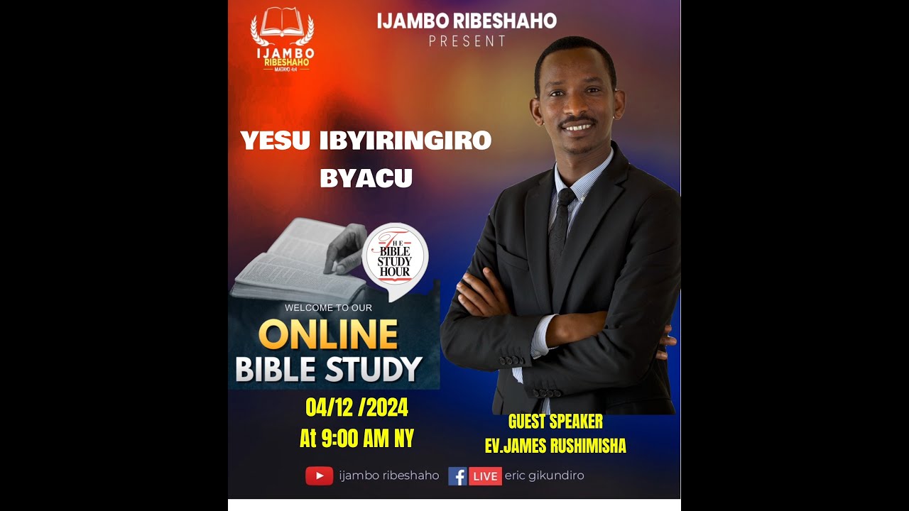 YESU IBYIRINGIRO BYACU BY EV.JAMES RUSHIMISHA - YouTube