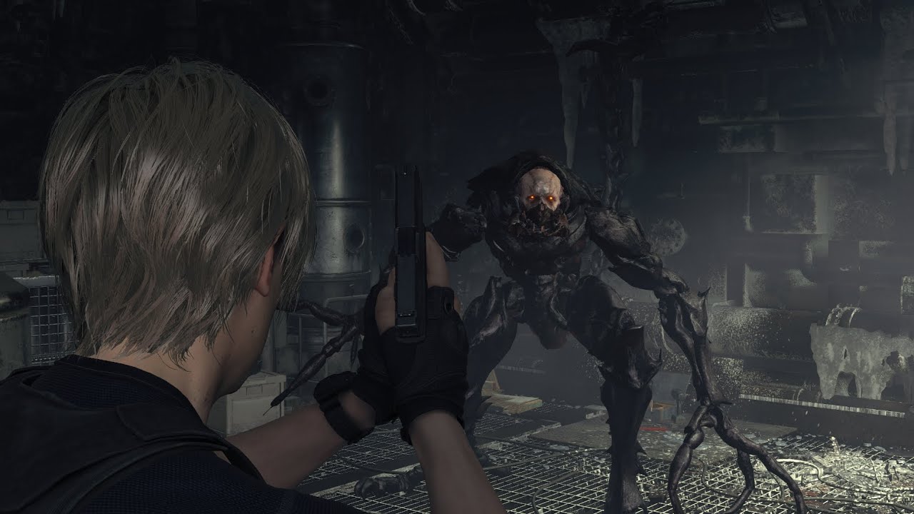 Old RE4 tactic still works on verdugo in the remake - YouTube