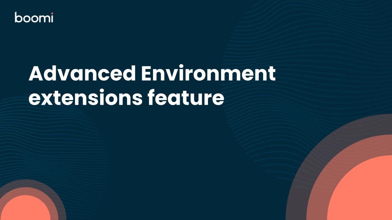 Advanced Environment extensions feature - YouTube