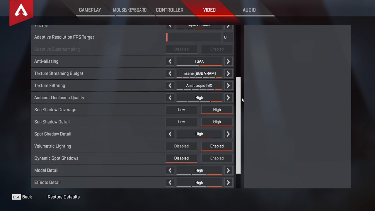 How to Change Effects Detail Apex Legends - YouTube