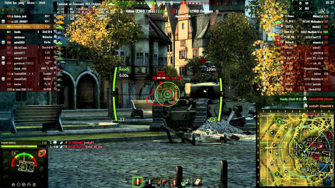 World Of Tanks T25 Siegfried Line - YouTube