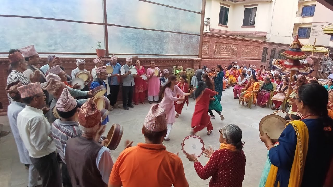 Amazing Traditional Nepali Bhajan and Dance | Jarankhu Kathmandu | 11 ...