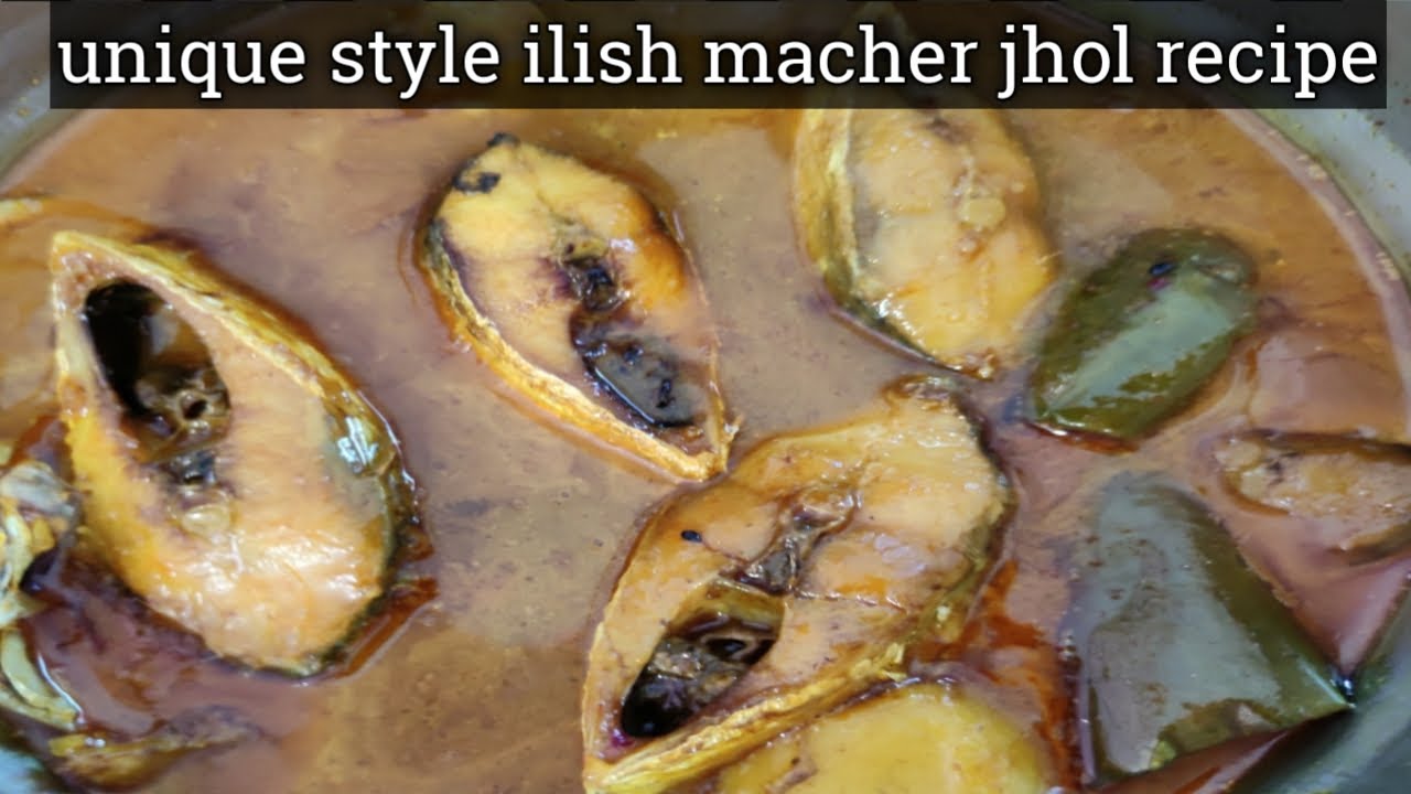 Alu begun diye ilish mach | Unique Style Ilish Macher Jhol | How to ...