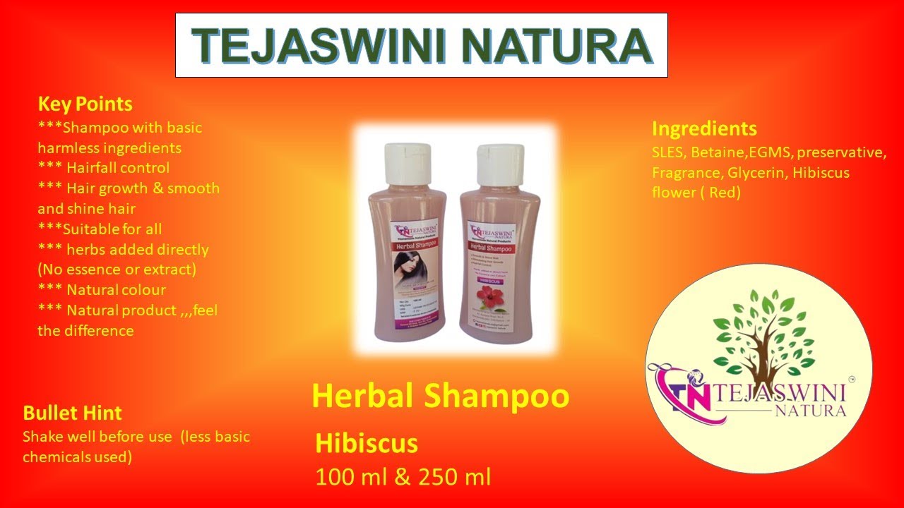 Shampoo Hibiscus - Tejaswini Natura Handmade natural products- Feel the ...