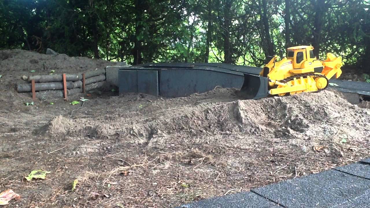 Dozer push test with upgrades - YouTube