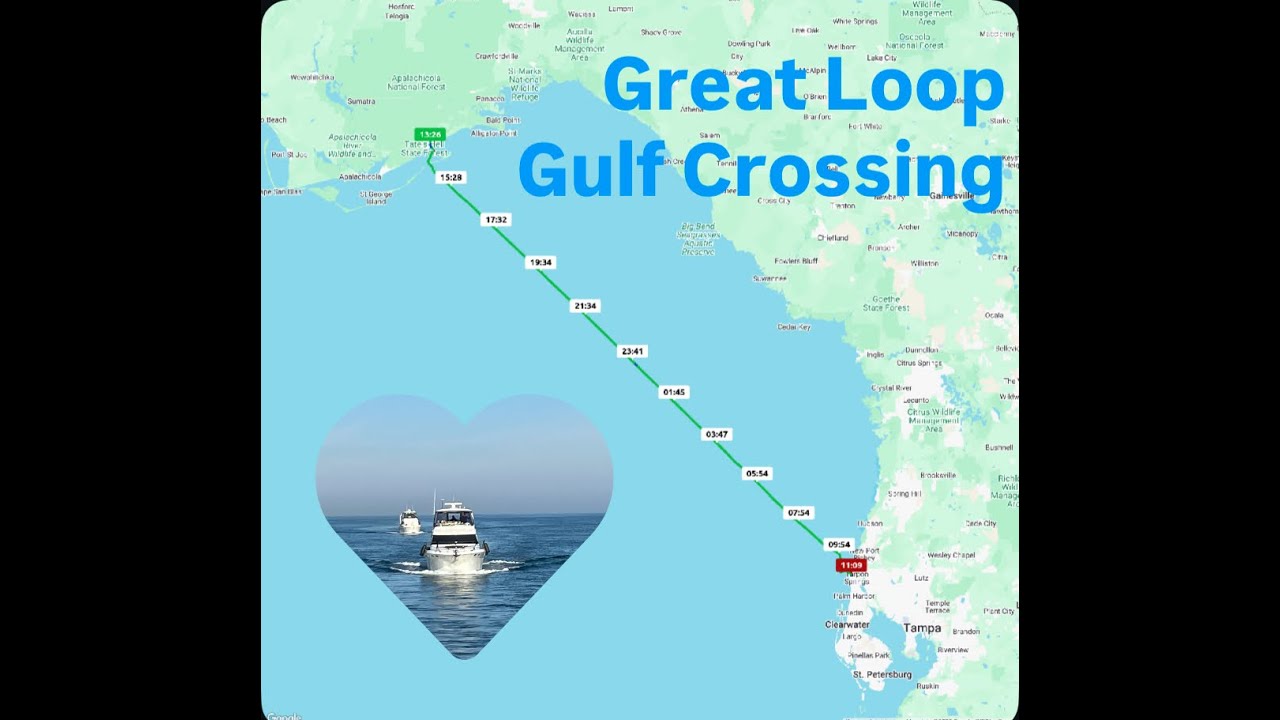 Great Loop Gulf Crossing #greatloop #gulfcoast #boatlife - YouTube