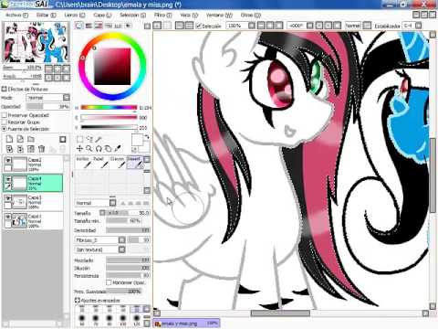 Speed Paint- (MLP) Emala Jiss y Miss Smile - YouTube