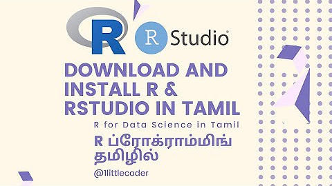 R for Data Science in Tamil - YouTube