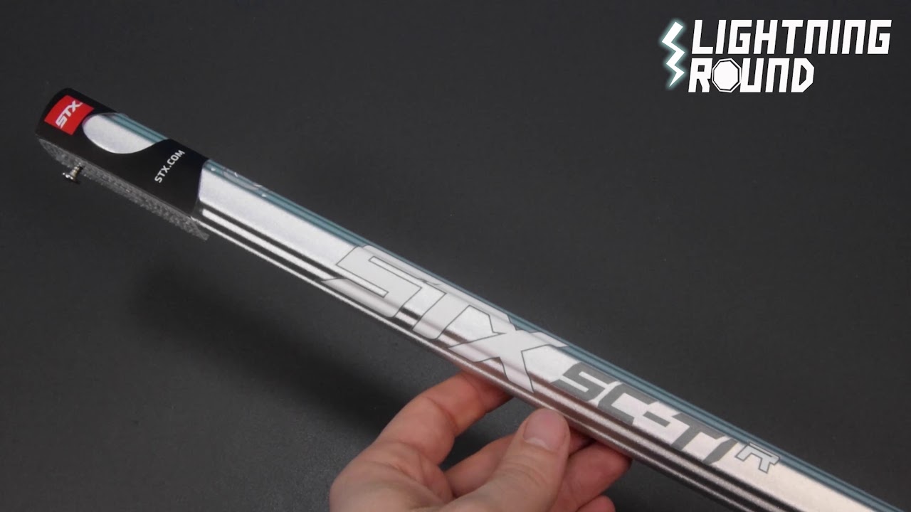 STX Sc-Ti R Attack Lacrosse Shaft Lightning Round Video - YouTube