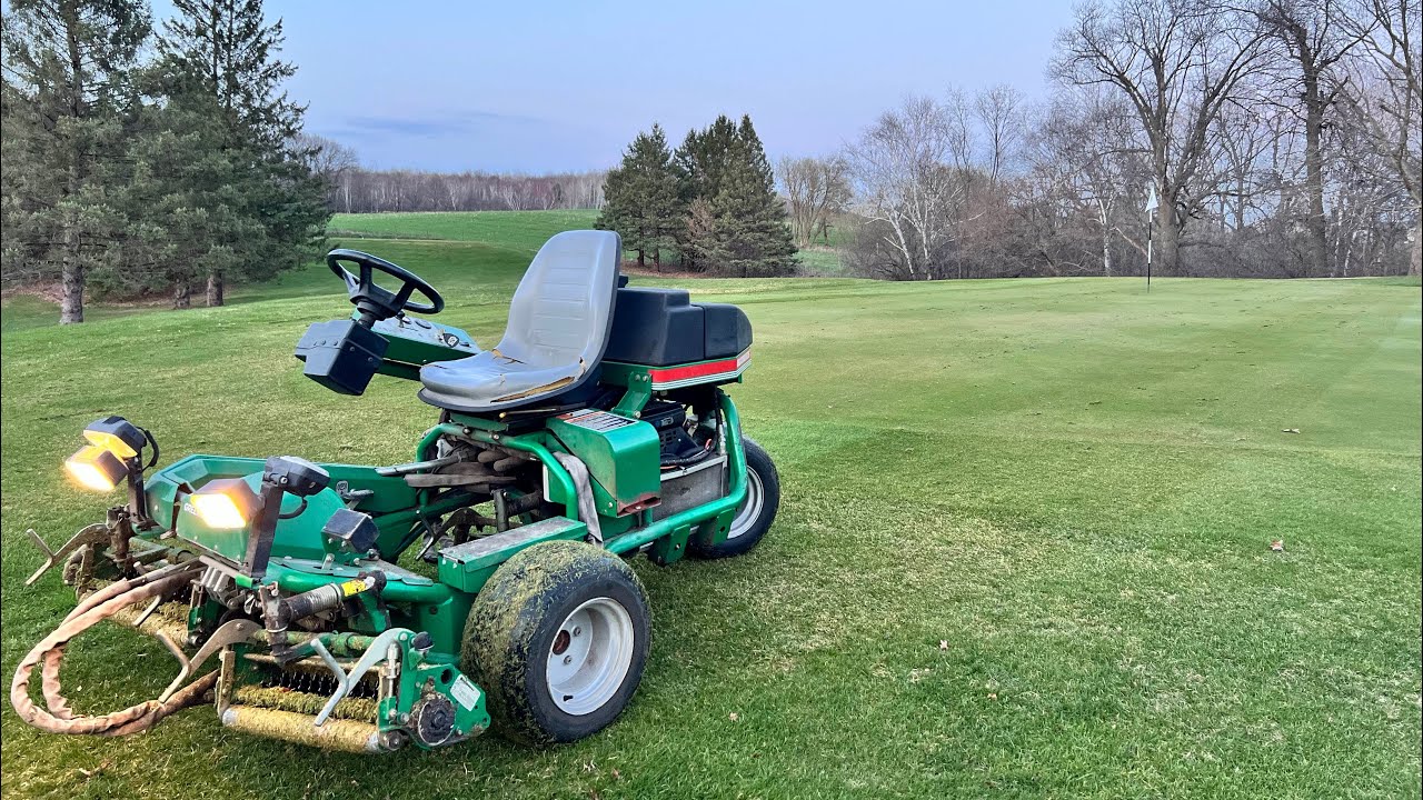 Golf Course VLOG: Verticutting Greens! - YouTube