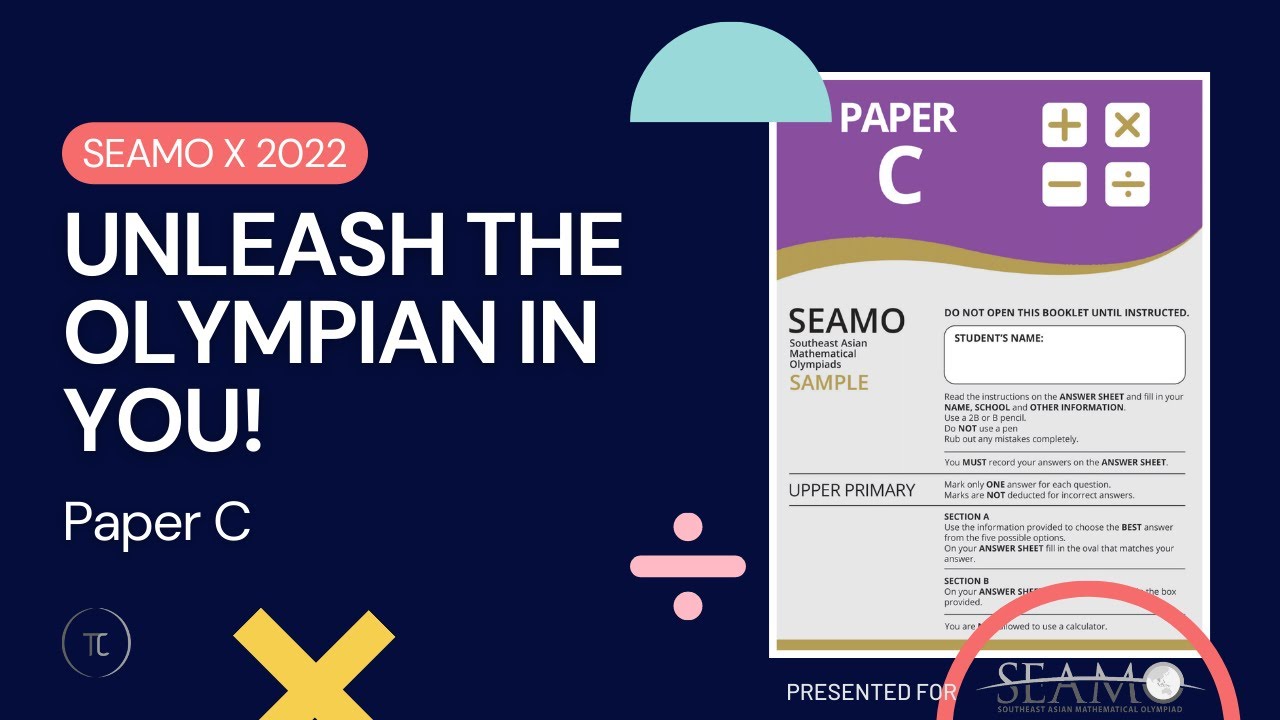 SEAMO X 2022 Training - Paper C (Part 1) - YouTube