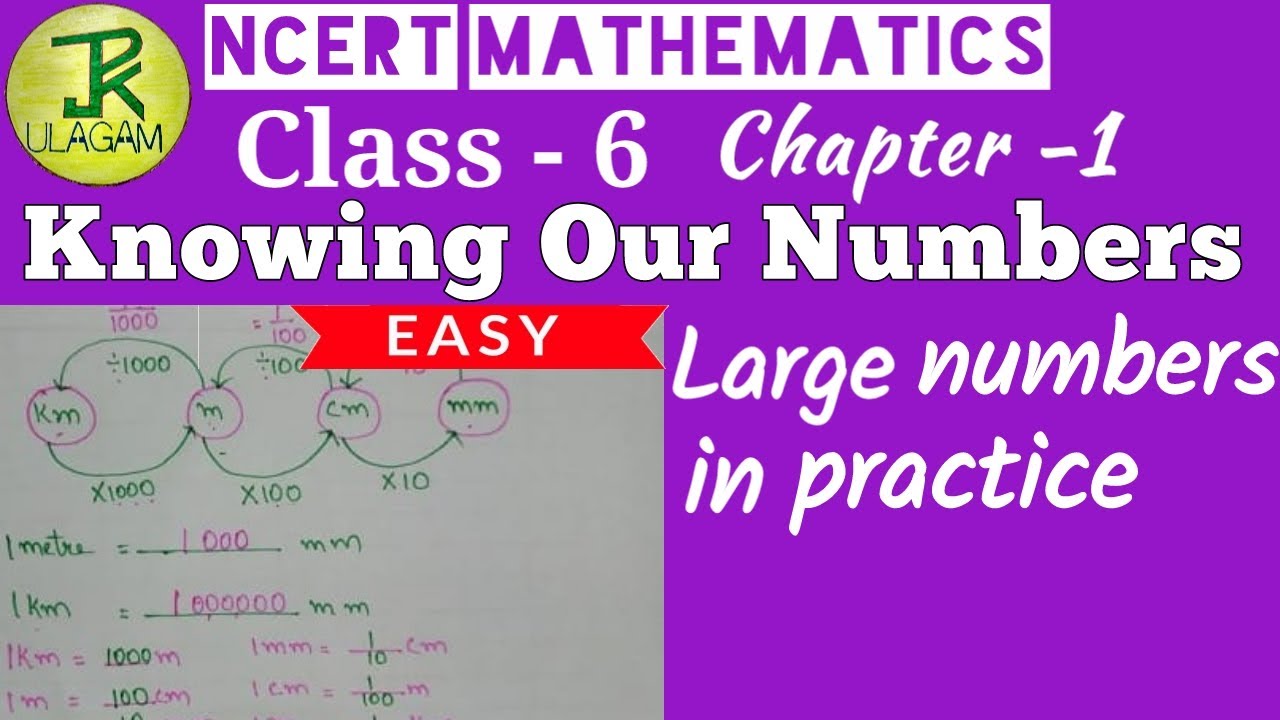 Large Numbers In Practice Knowing Our Numbers Chapter 1 Class 6 Large Numbers In Practice Knowing Our Numbers Chapter 1 Class 6