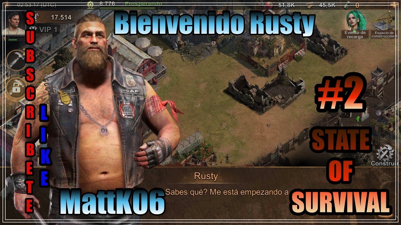 Bienvenido Rusty - State of Survival!!! - YouTube