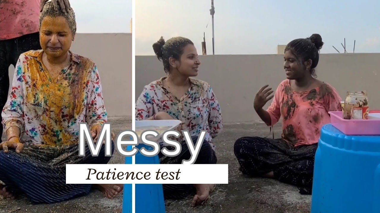 Messy patience challenge 😱 #challenge - YouTube