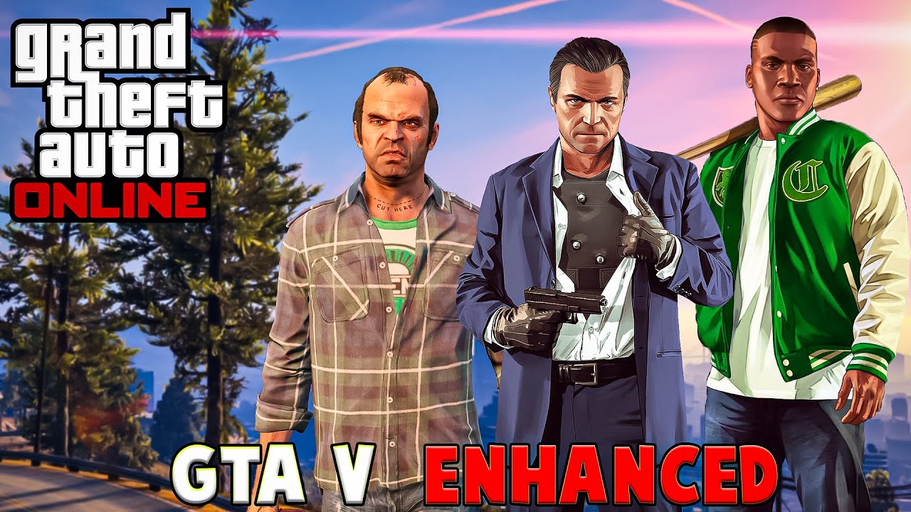 GTA 5 ENHANCED VERSION | GTA V NEW UPDATE | GTA V ONLINE LIVE - YouTube