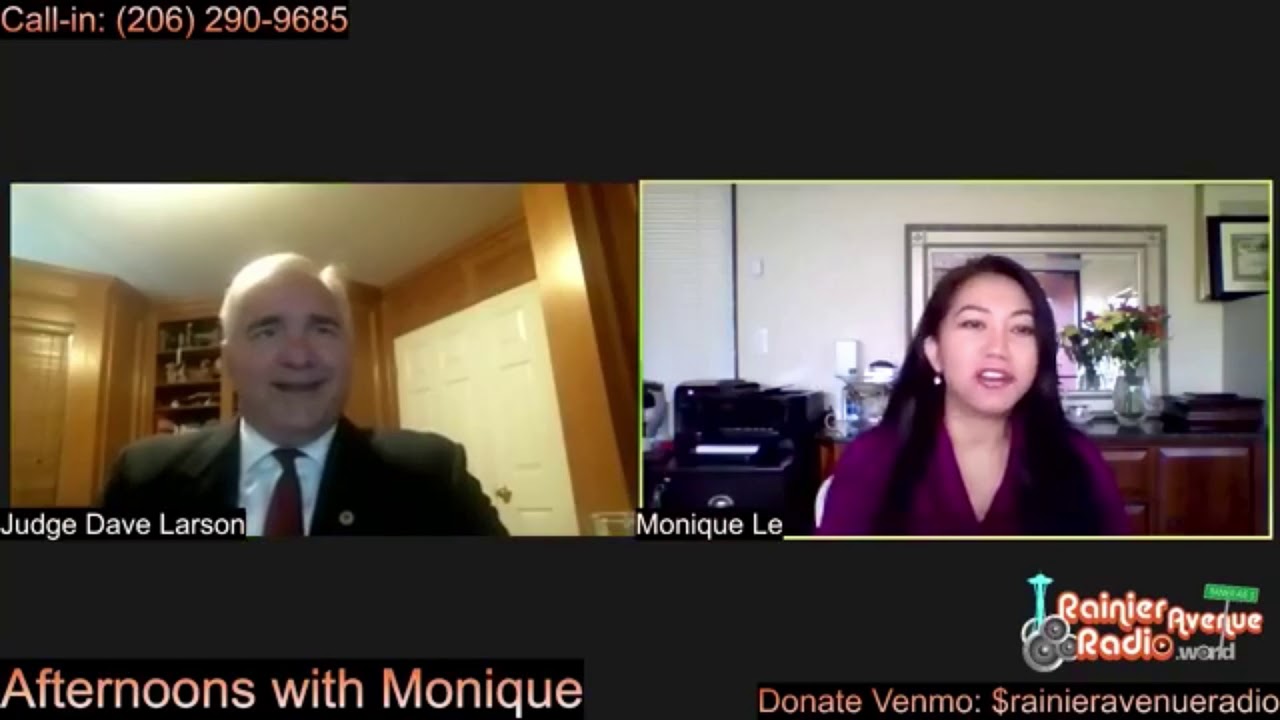 AFTERNOONS WITH MONIQUE featuring Judge Larson 10/22/2020 - YouTube