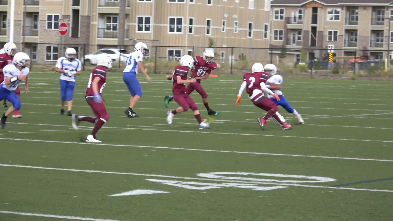 TCA v Timberview 7th grade football - YouTube