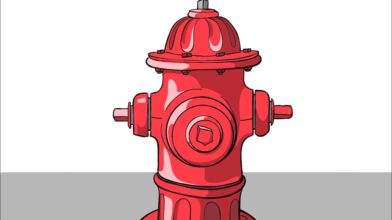 Learn to Draw: The Iconic Fire Hydrant | How to Draw Realistic Hydrant ...
