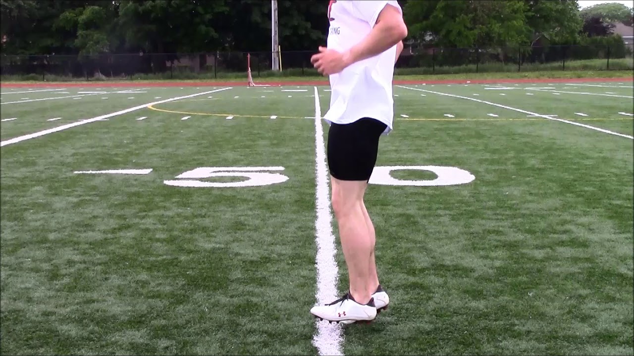 Stationary Unilateral Toe Ups - YouTube