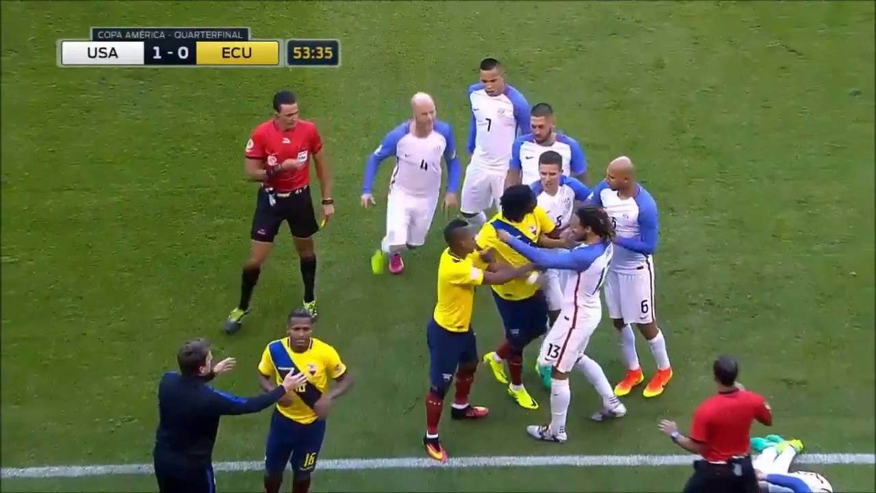 Football Fights 2016 [Copa America Centenario] - YouTube