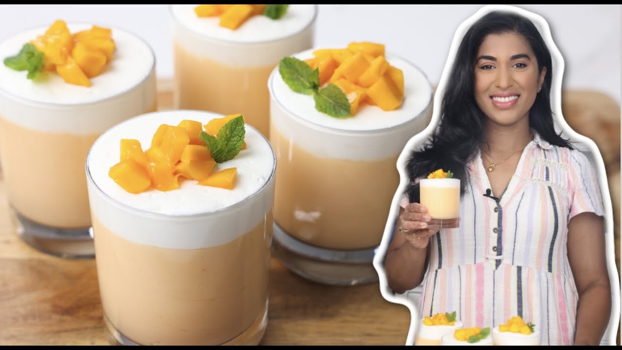 Mango Mousse Cups (5 ingredients only!) - YouTube