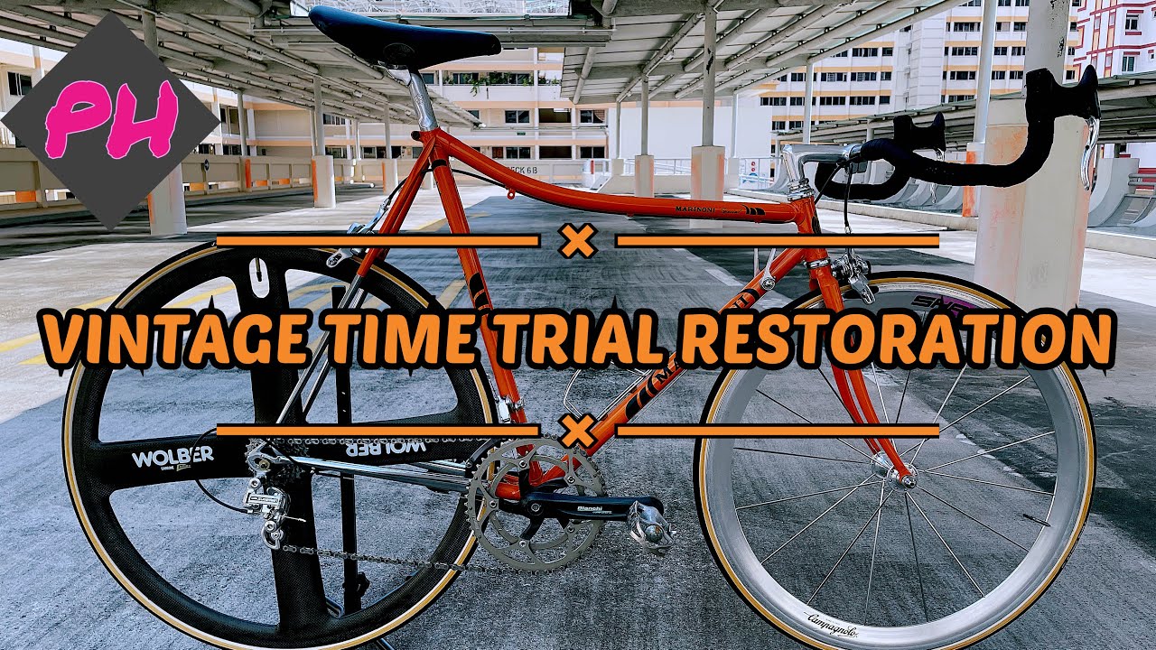 Vintage Time Trial Bike