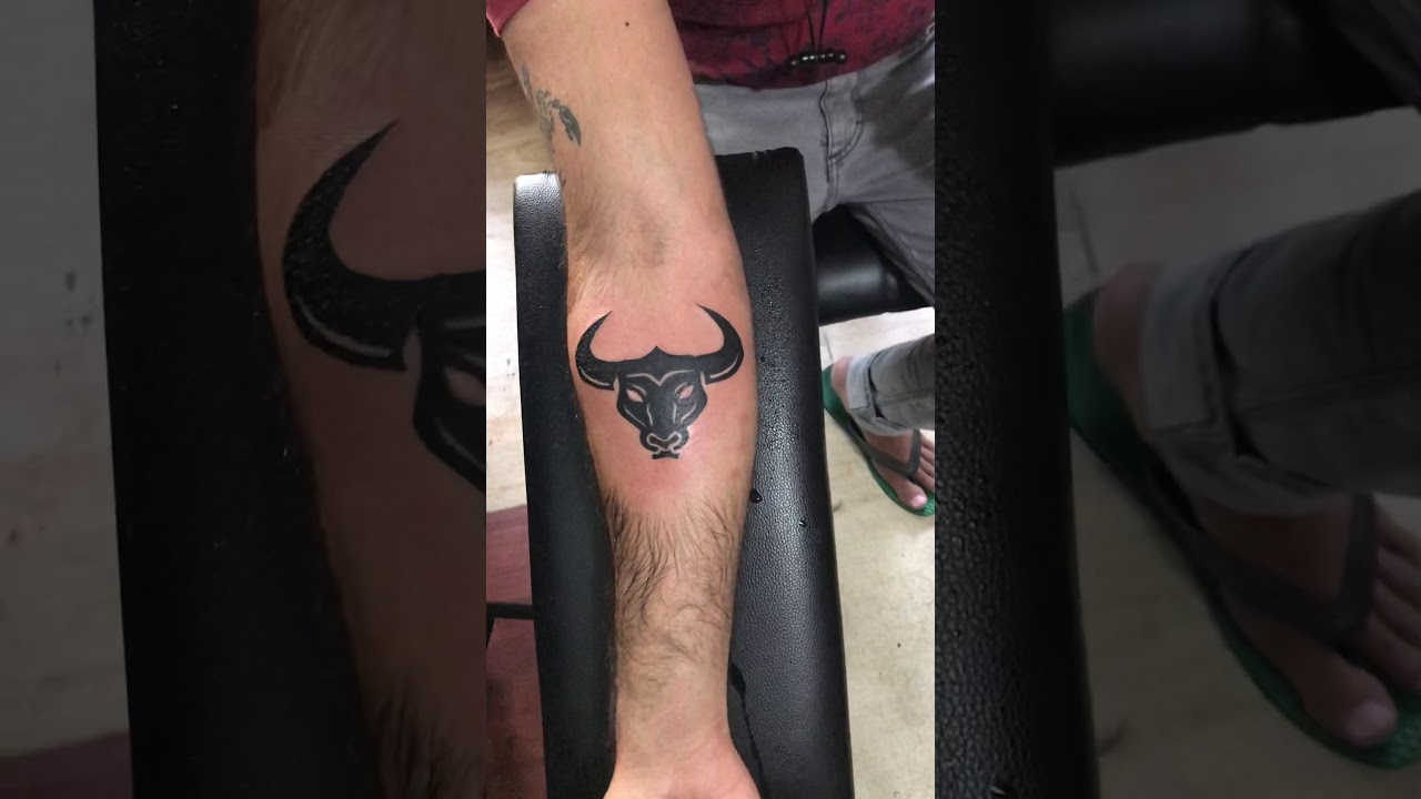 Bull Forearm Tattoos