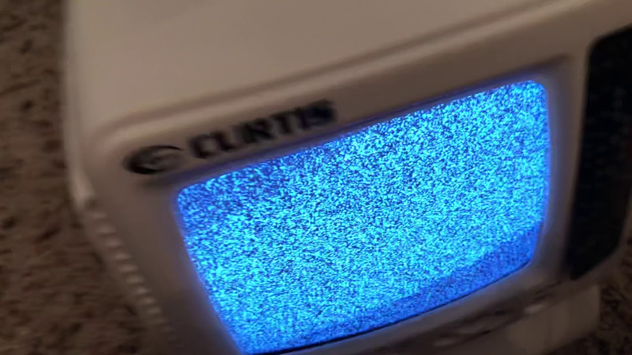 Curtis 5 inch portable black and white tv and radio unboxing and review ...