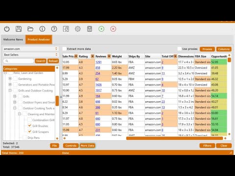 Amazon Data Analyzer Amazon Products Analyzing Software Download - YouTube