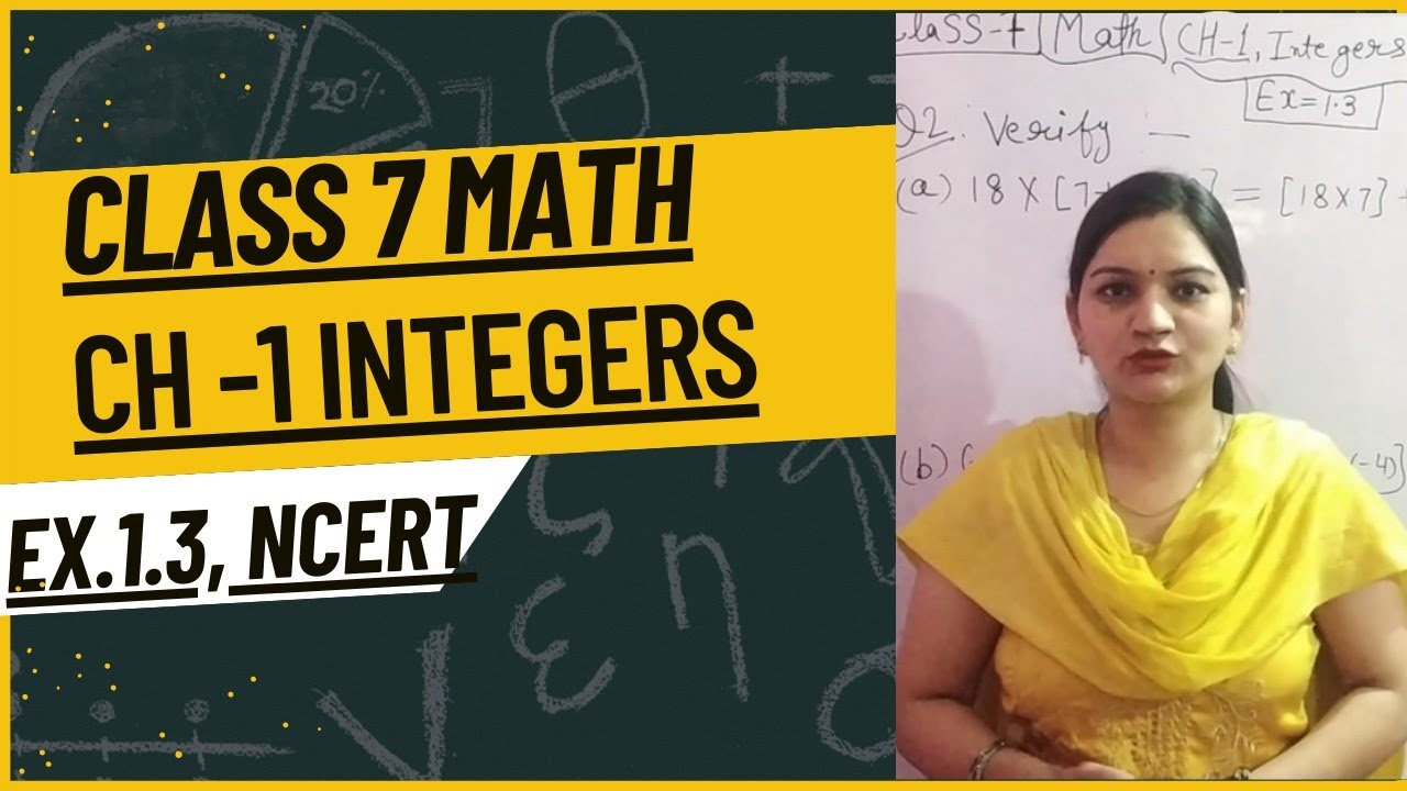 Class 7 Integers Number Chapter 1 Integers Ex 1 3 NCERT Class 7 Integers Number Chapter 1 Integers Ex 1 3 NCERT