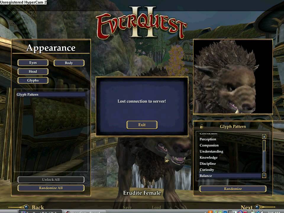 EQ2 Character Creation Hack: Warg - YouTube