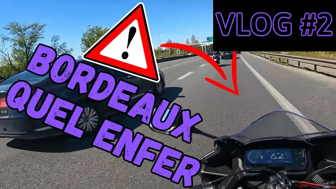 PREMIERE FOIS EN CENTRE VILLE : QUEL ENFER // MOTOVLOG #2 - YouTube
