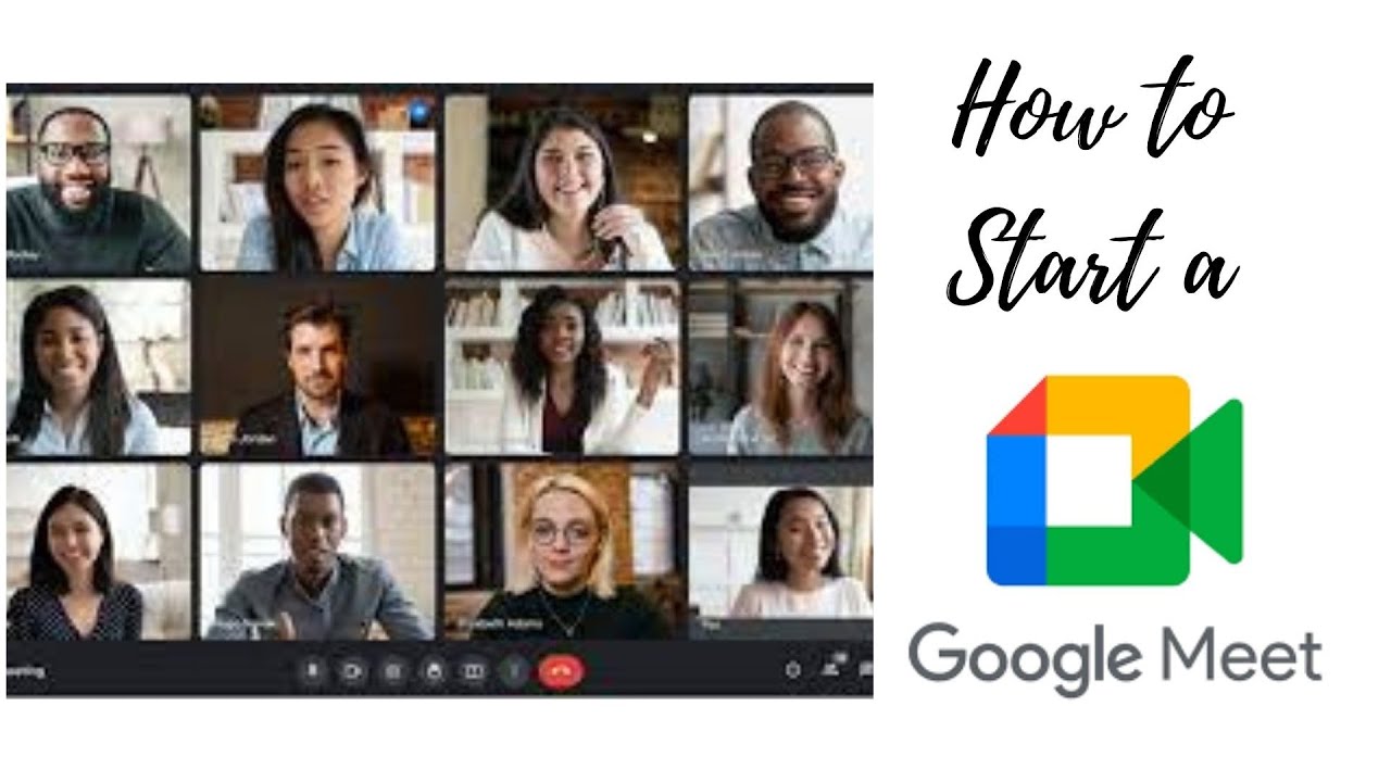 HOW TO START A GOOGLE MEET - YouTube
